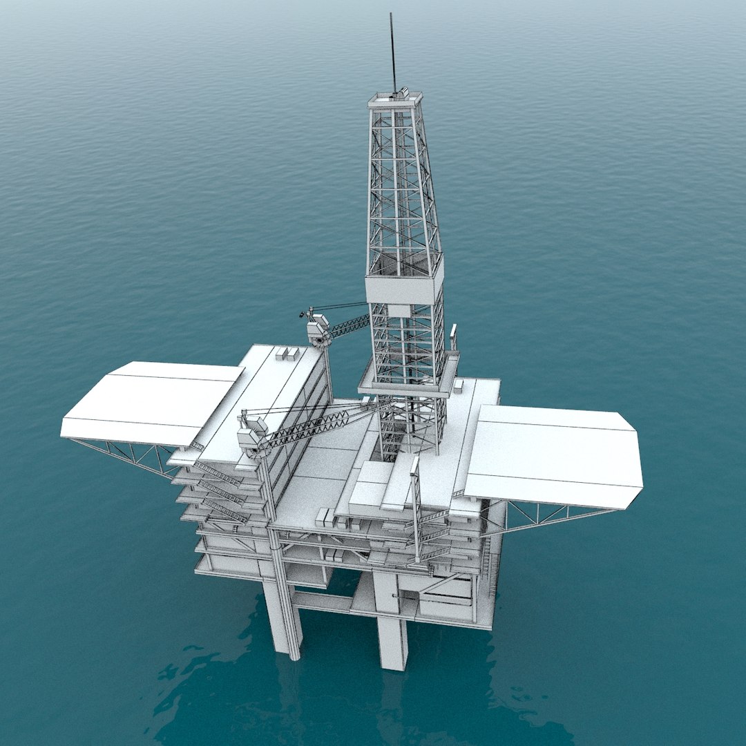 Oil Drill 3D Model - TurboSquid 1377021