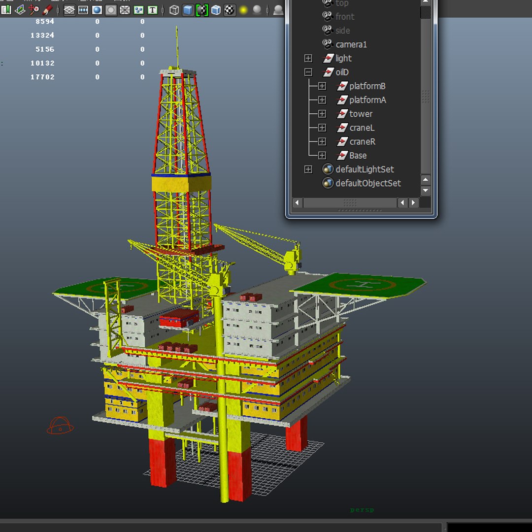 Oil Drill 3D Model - TurboSquid 1377021