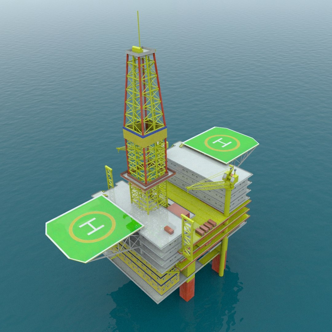 Oil Drill 3D Model - TurboSquid 1377021