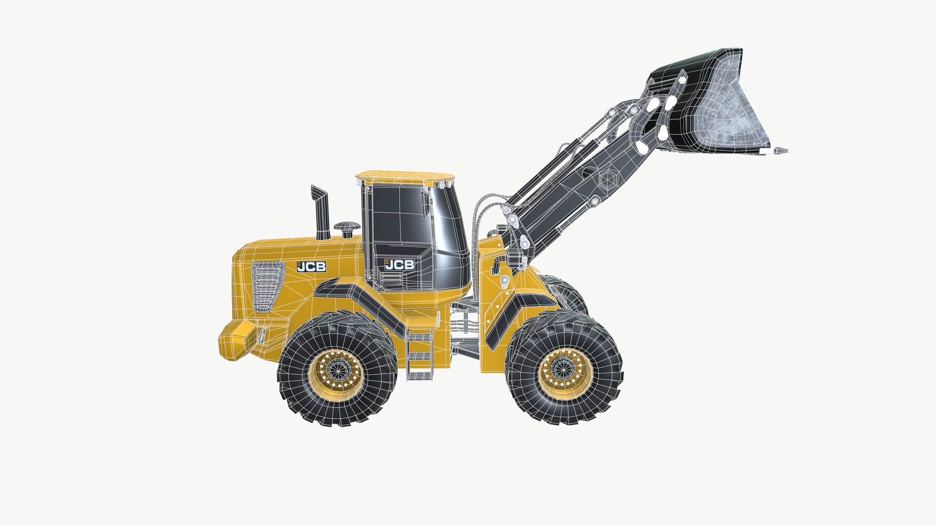 JCB Loader 3D Model - TurboSquid 2270788