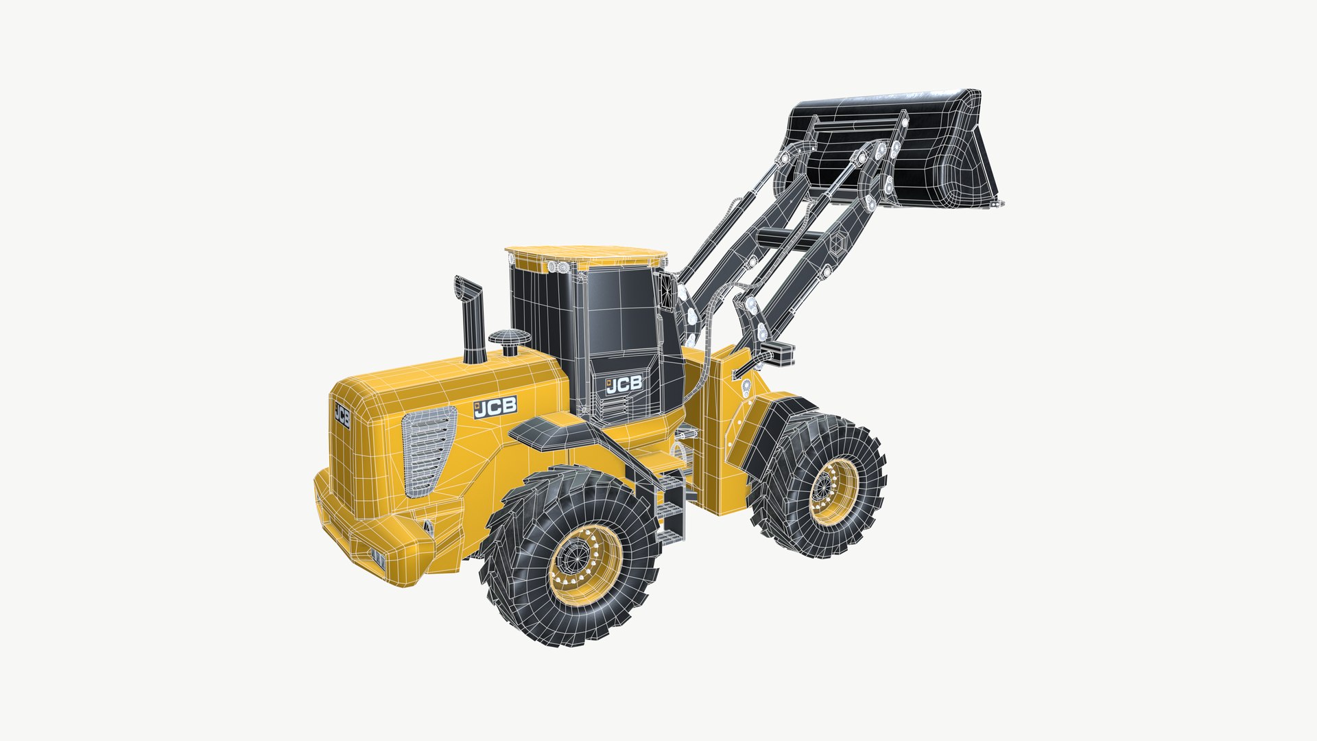 JCB Loader 3D Model - TurboSquid 2270788