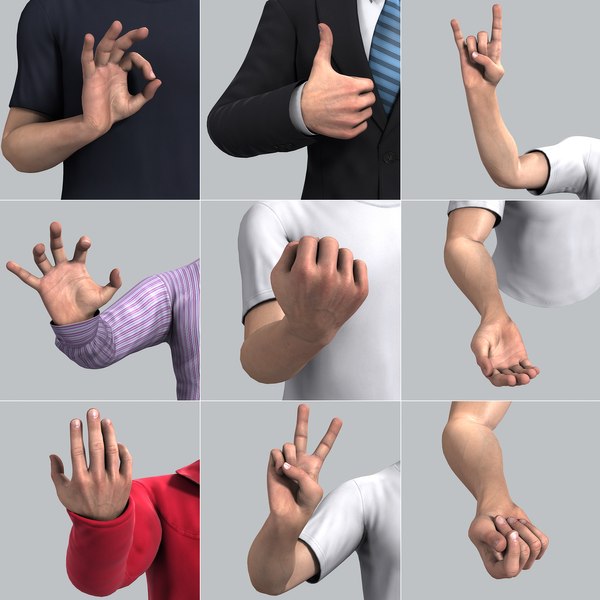 3d model dong asian man