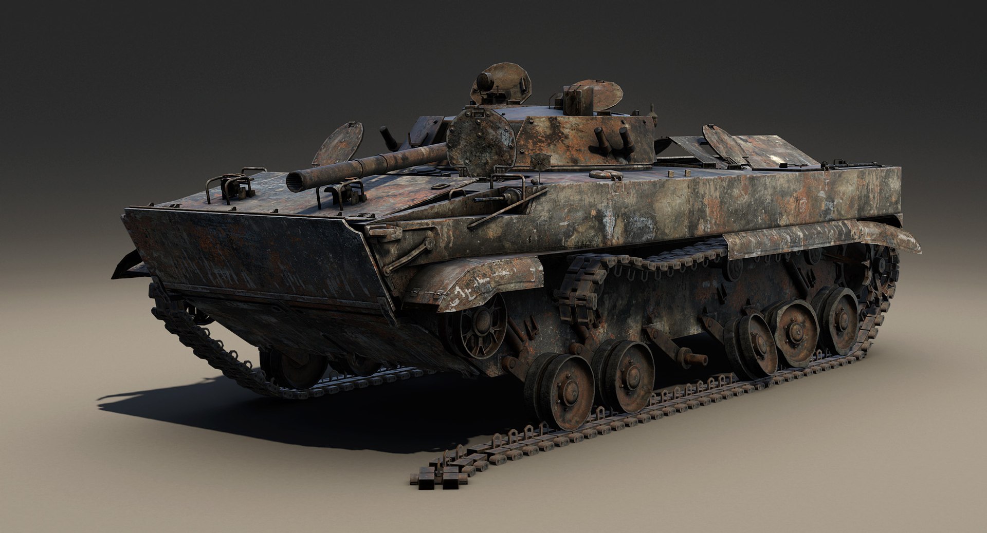 3D Model Low-poly Bmp-3 - TurboSquid 1248158