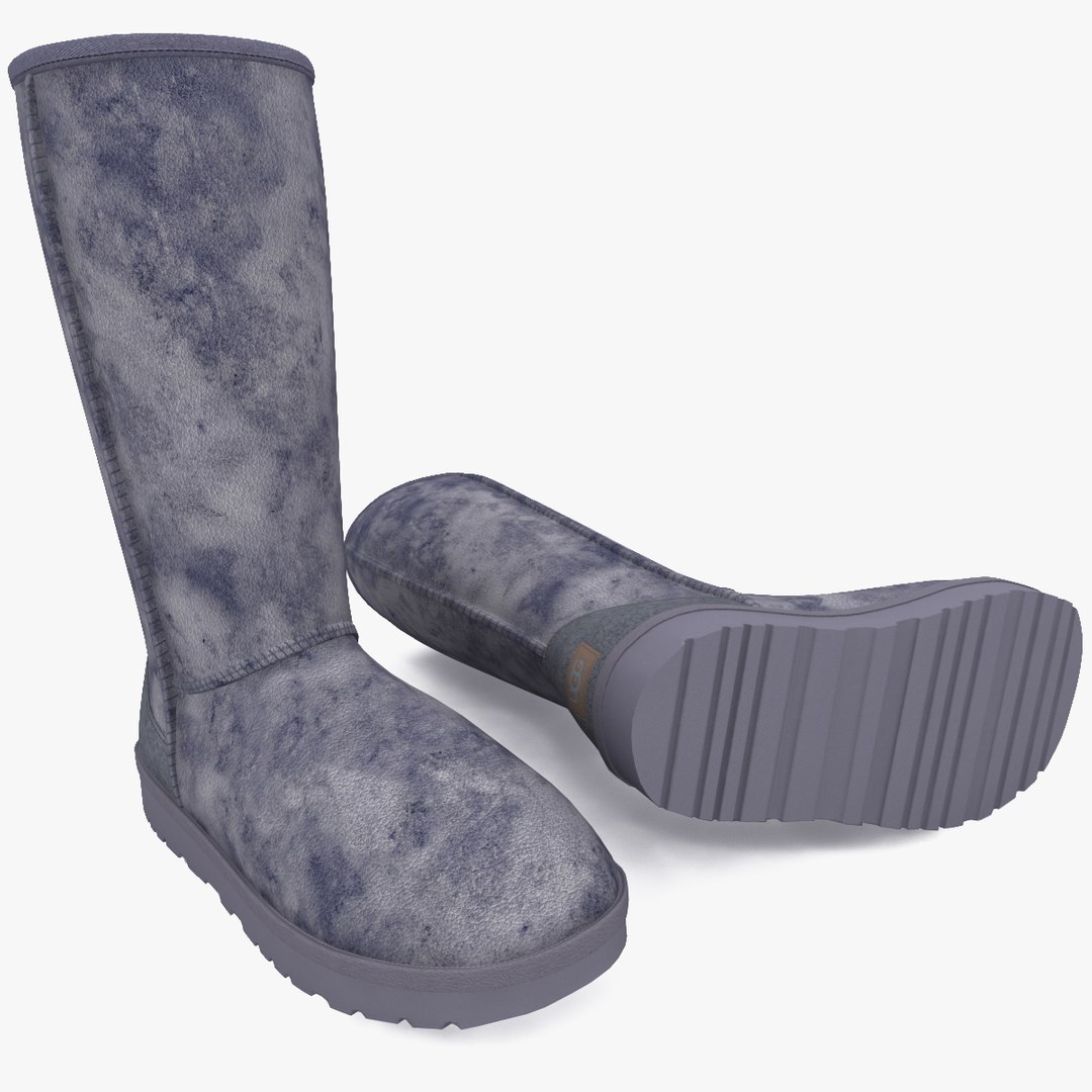 3d Model Ugg Classic Tall Boots