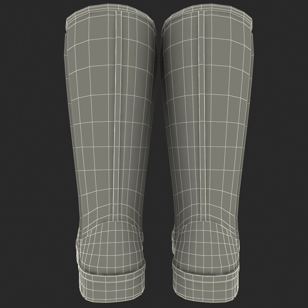 3d model ugg classic tall boots