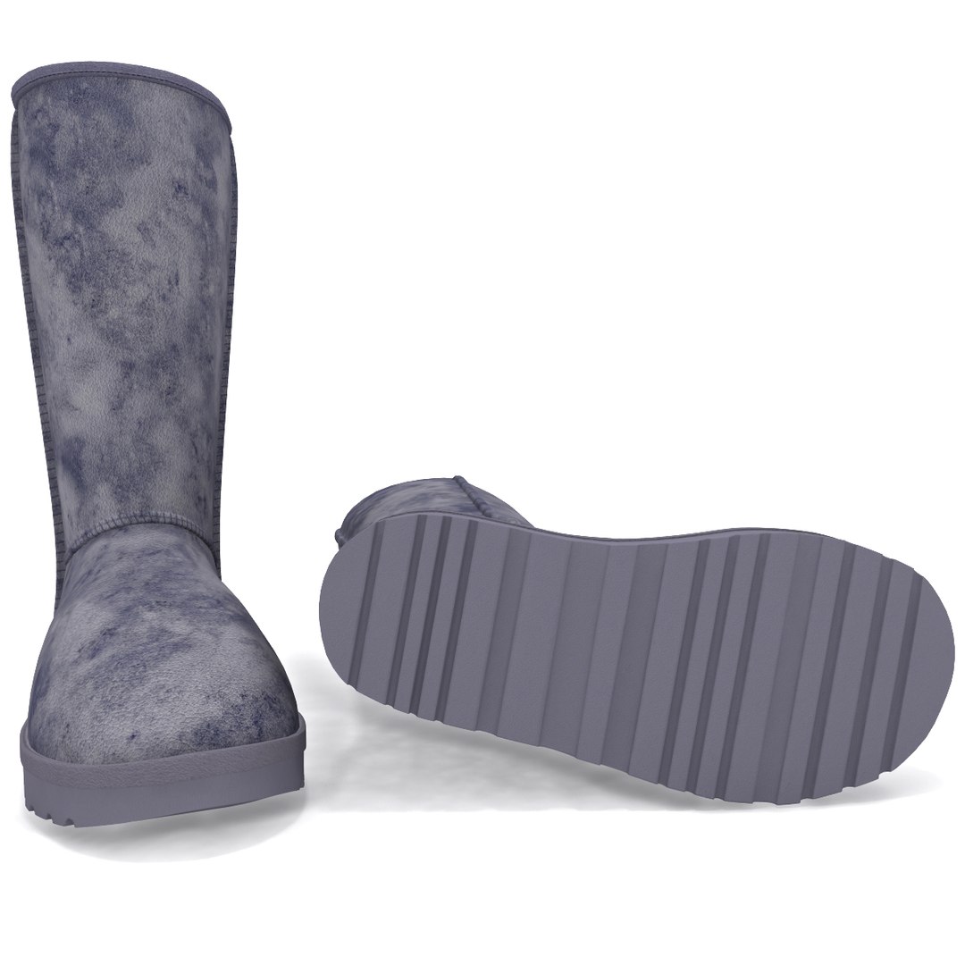 3d Model Ugg Classic Tall Boots