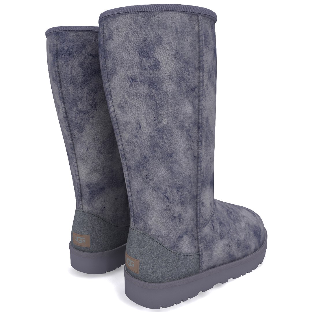 3d Model Ugg Classic Tall Boots