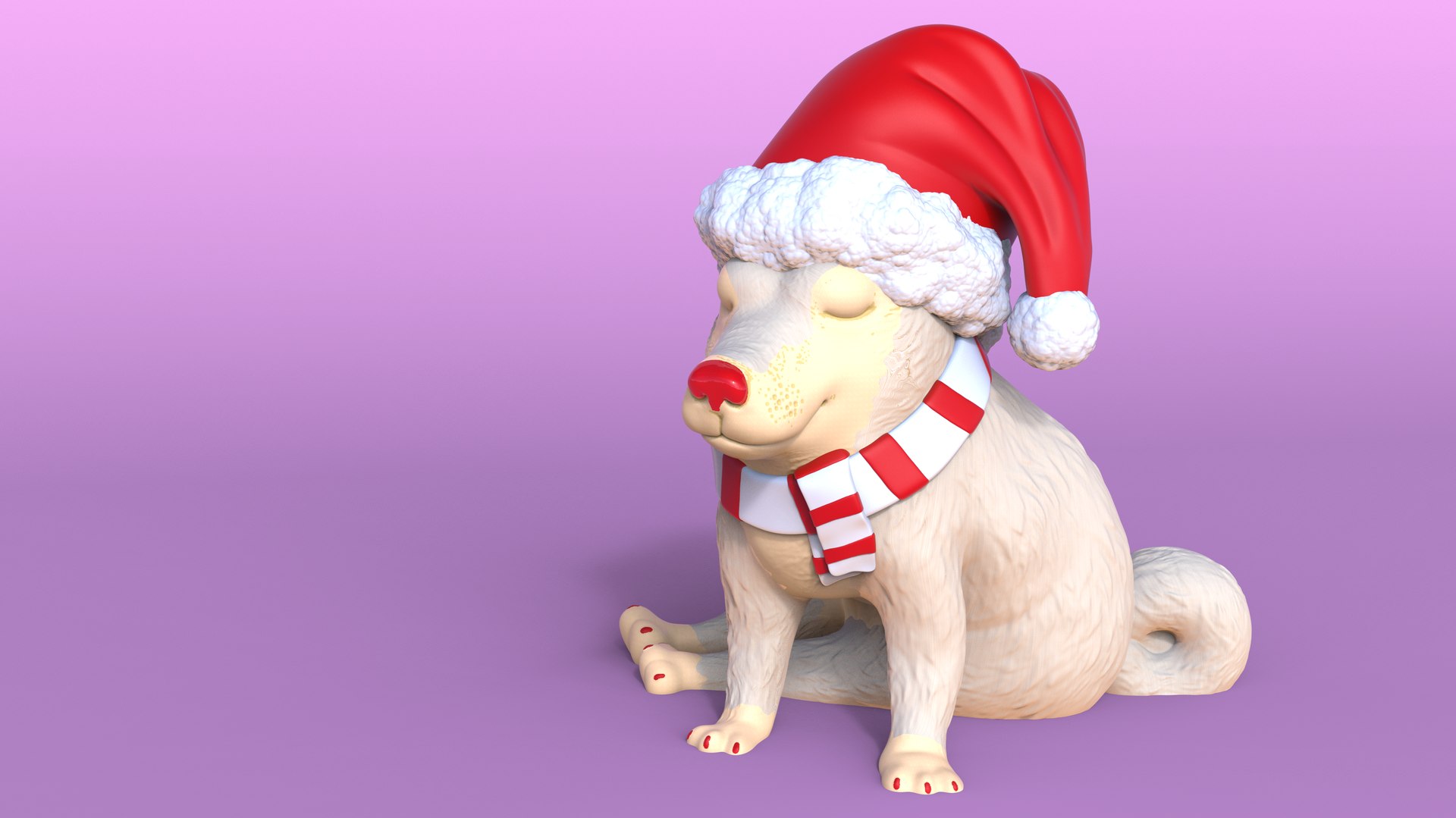 3D Cheems Navidad - TurboSquid 2355616