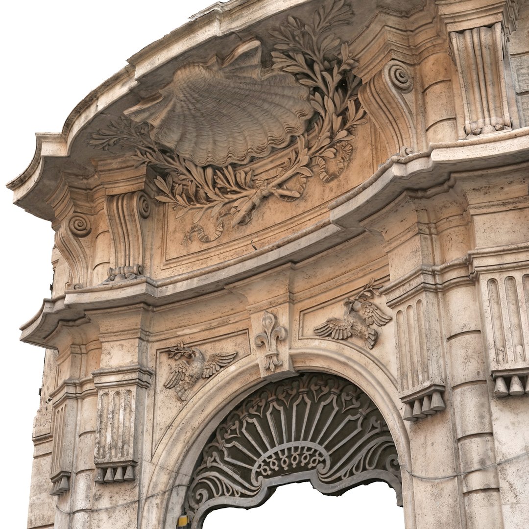 3D Model Ancient Roman Gate - TurboSquid 2304325