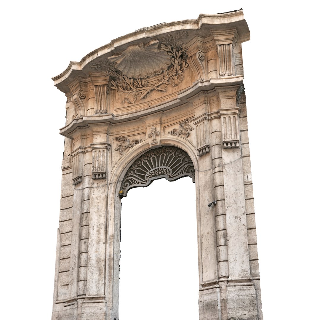 3D Model Ancient Roman Gate - TurboSquid 2304325