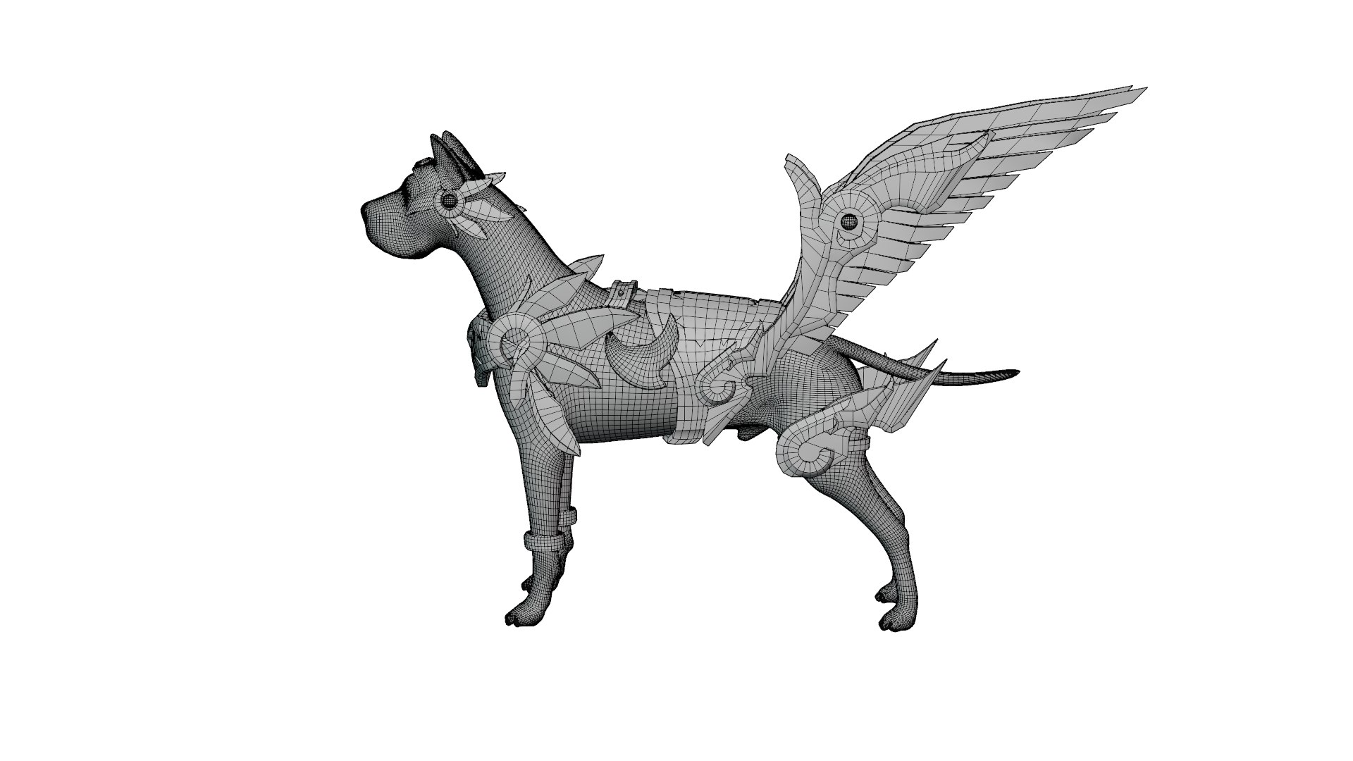 Dog Armor Fantasy 3D model - TurboSquid 2152987