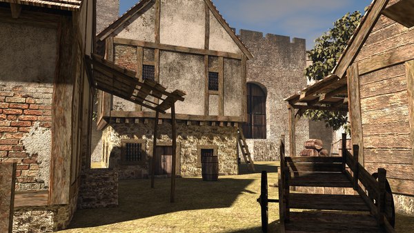modelo 3d Medieval City - TurboSquid 2056138