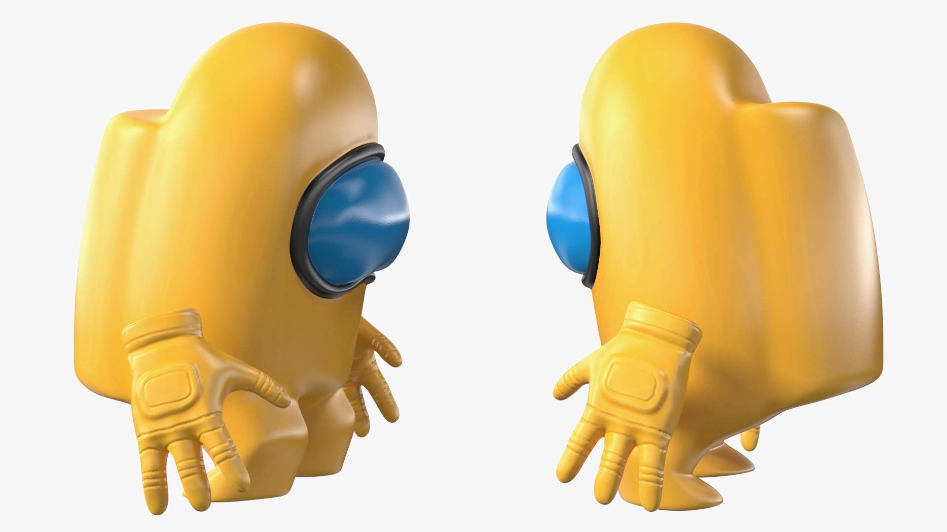 3D Among Us Sad Character Yellow Model - TurboSquid 2003854