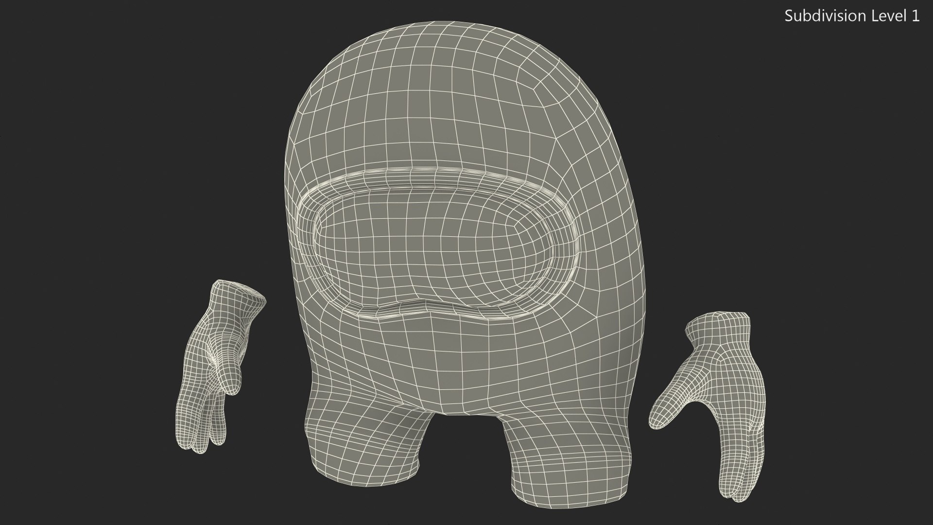 3D Among Us Sad Character Yellow model - TurboSquid 2003854