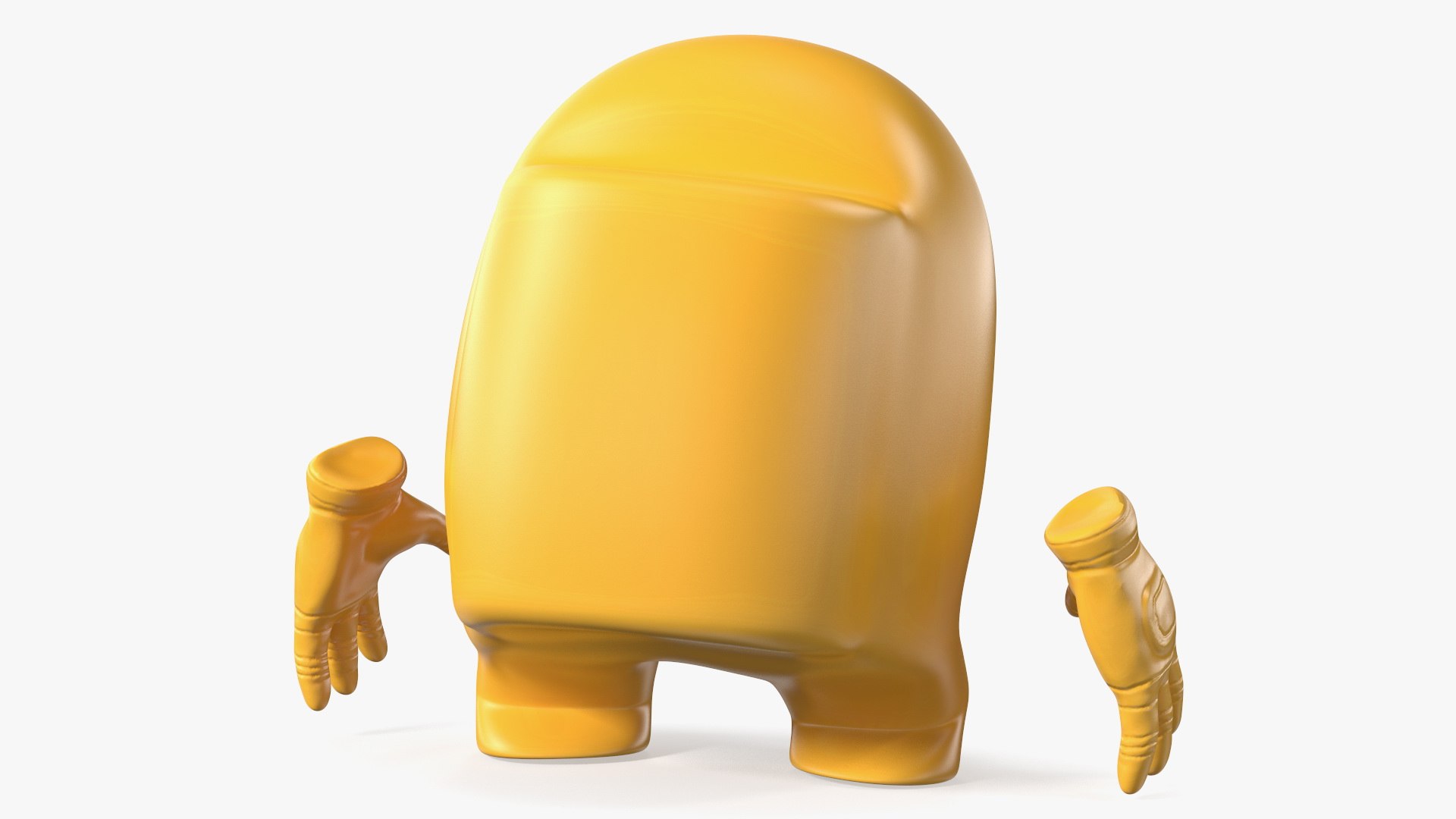 3D Among Us Sad Character Yellow Model - TurboSquid 2003854