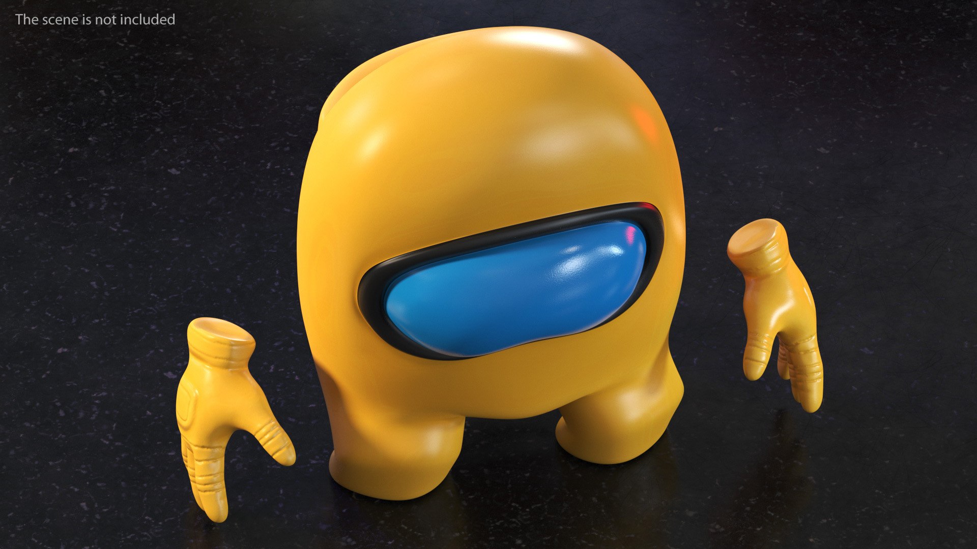3D Among Us Sad Character Yellow Model - TurboSquid 2003854