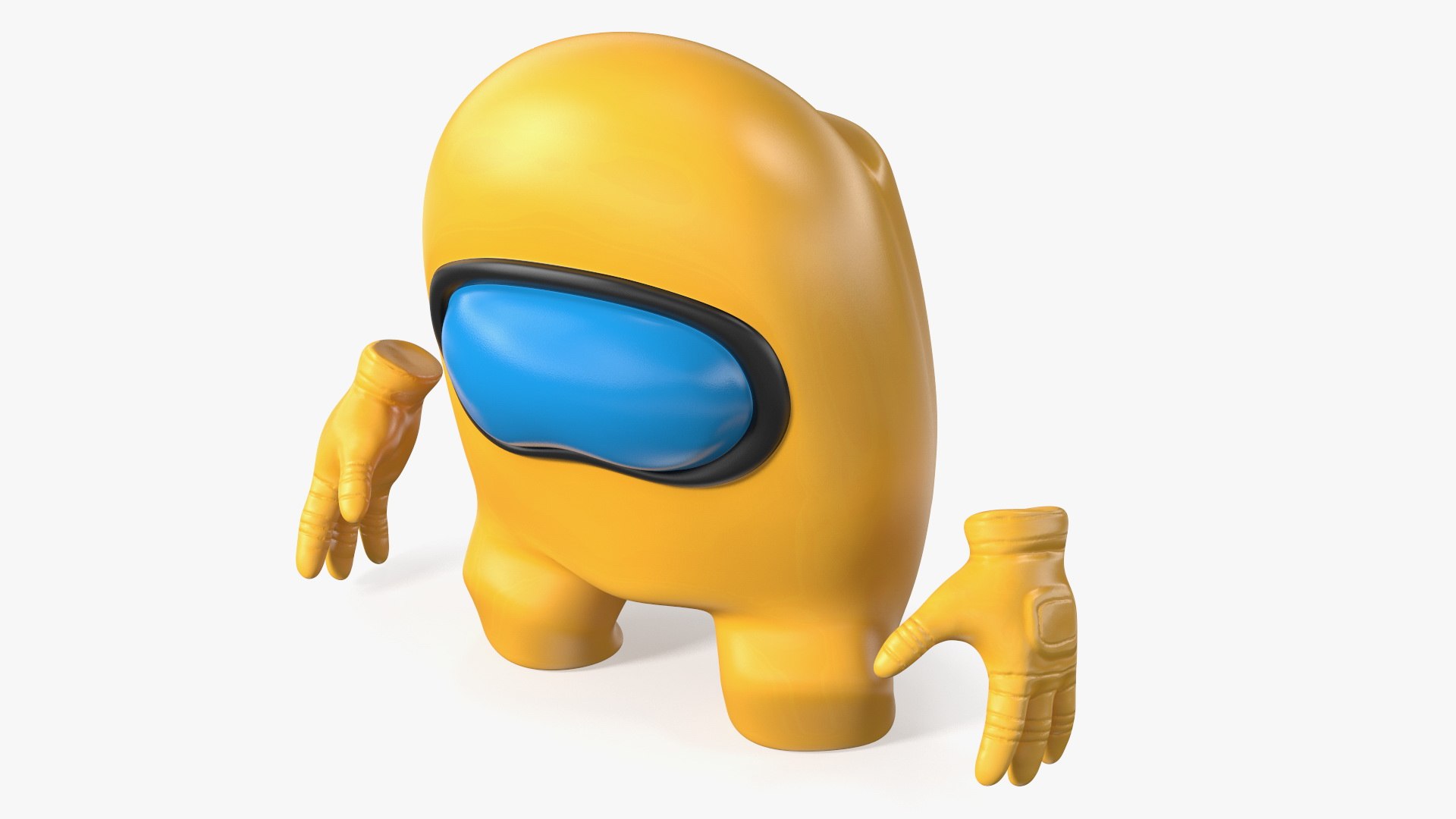 3D Among Us Sad Character Yellow Model - TurboSquid 2003854