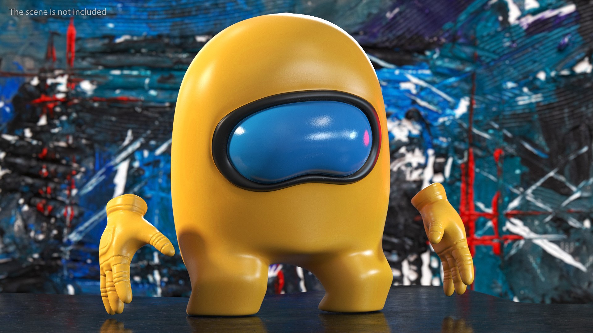 3D Among Us Sad Character Yellow Model - TurboSquid 2003854