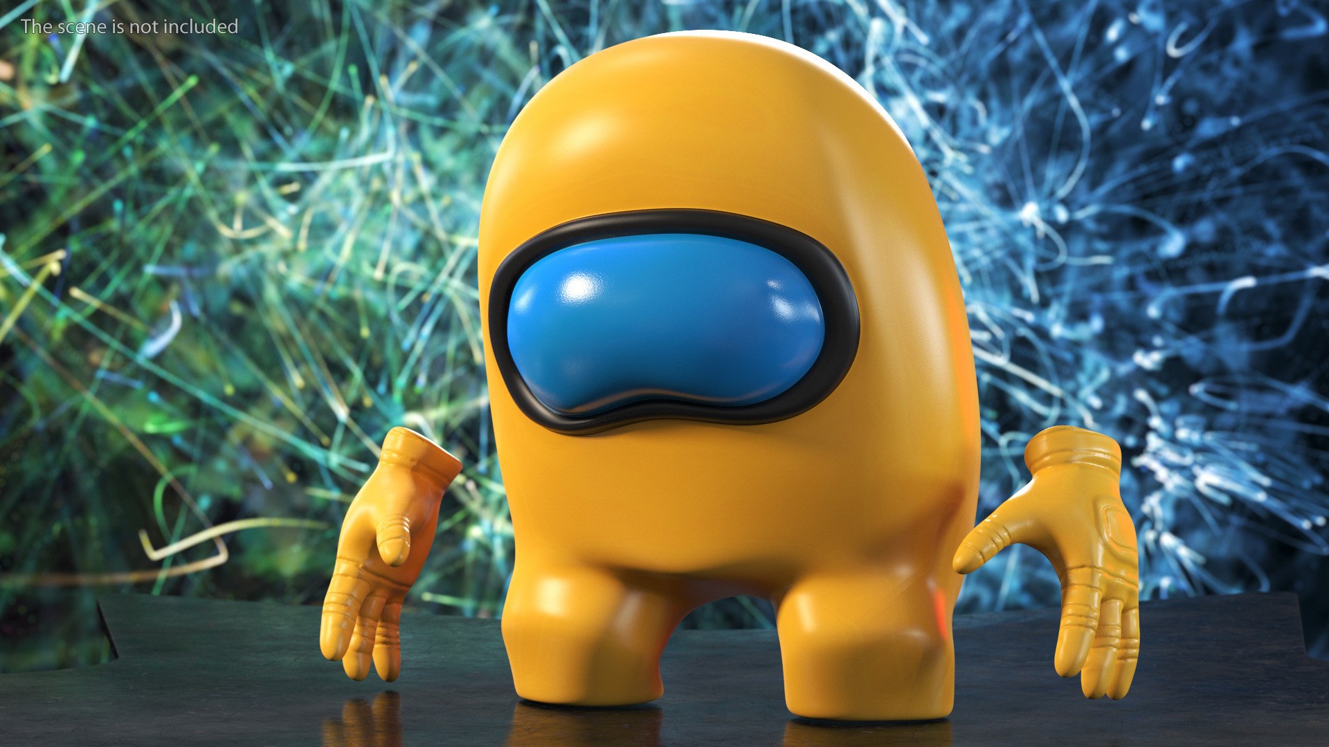 3D Among Us Sad Character Yellow Model - TurboSquid 2003854