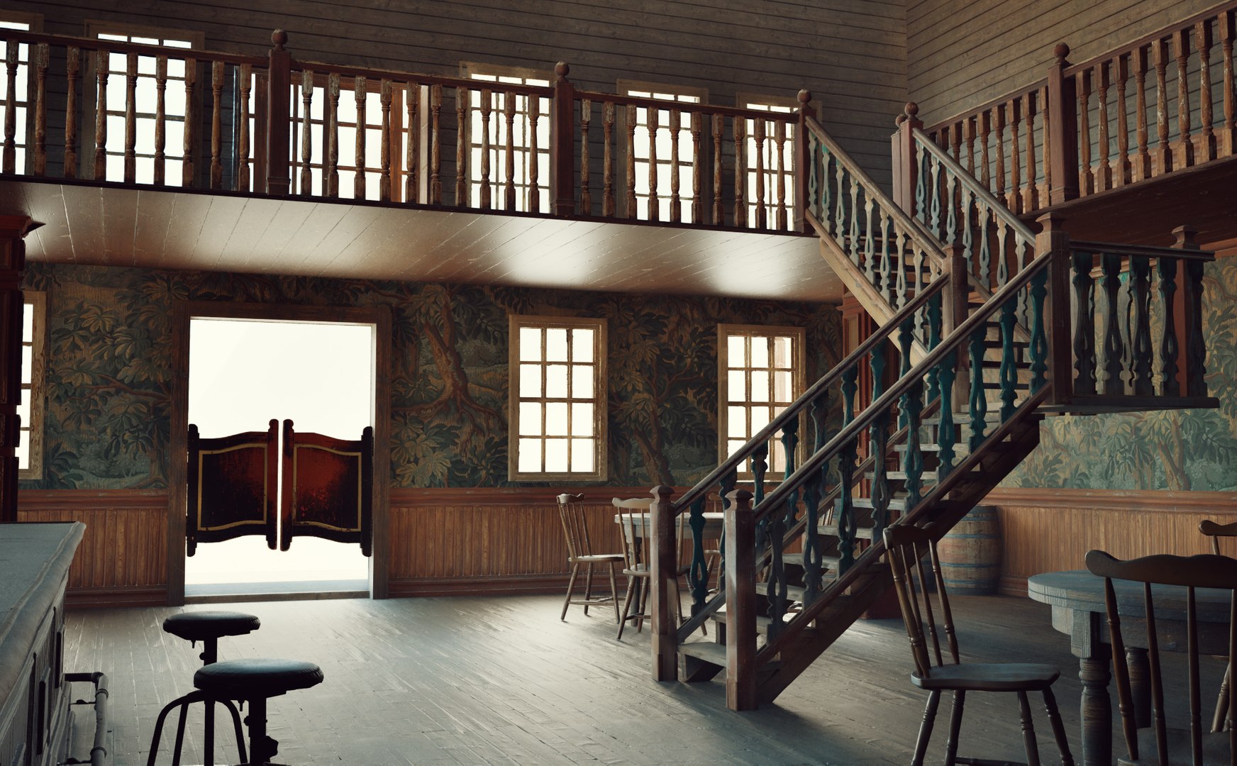 3D Western Saloon Ue5 - TurboSquid 2248236