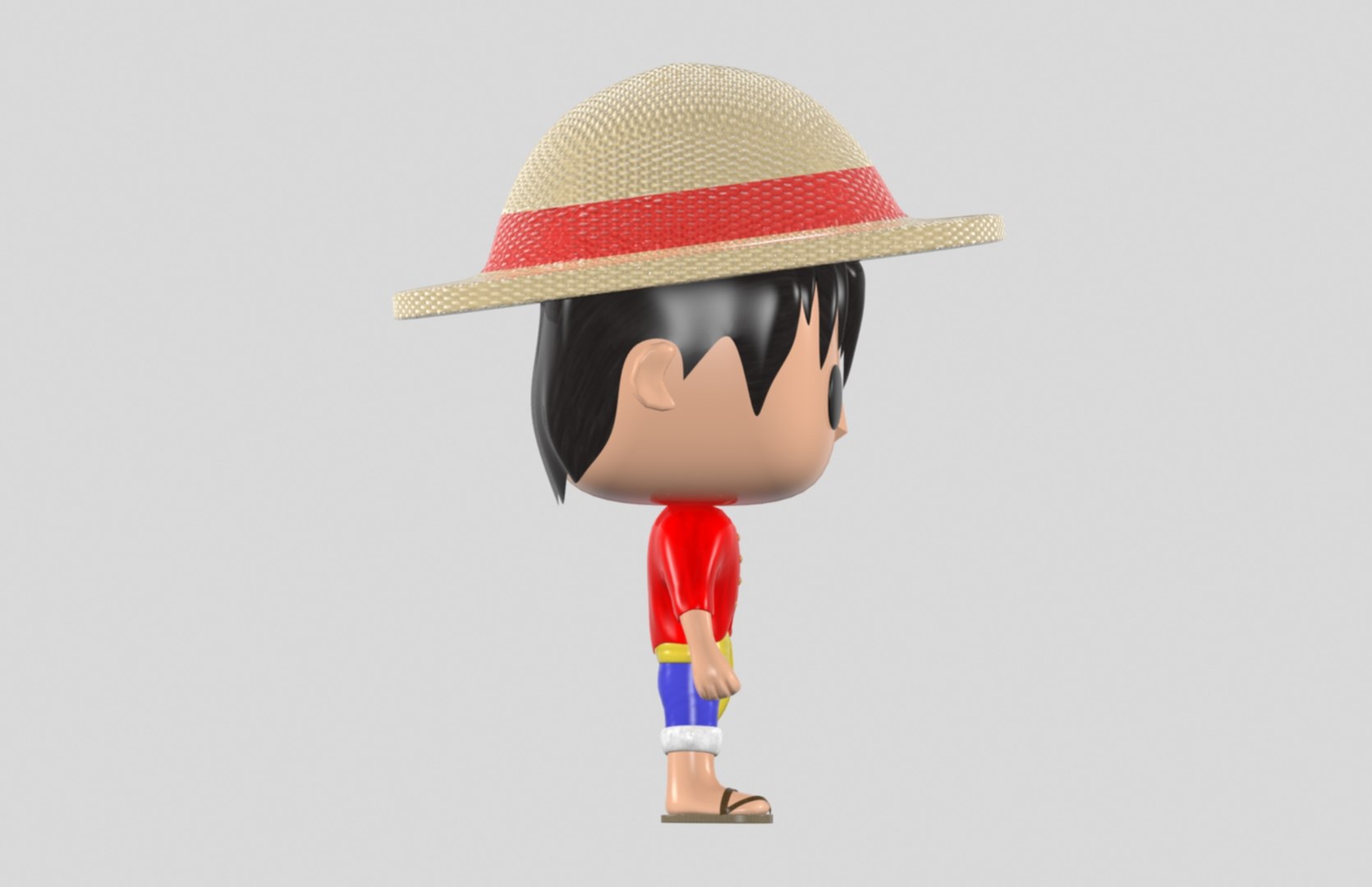 FunkoPopLuffy 3D - TurboSquid 1743807