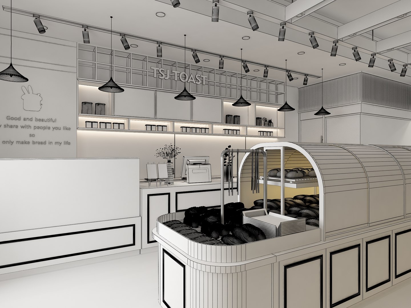 3D Modern Bakery Model - TurboSquid 2032978