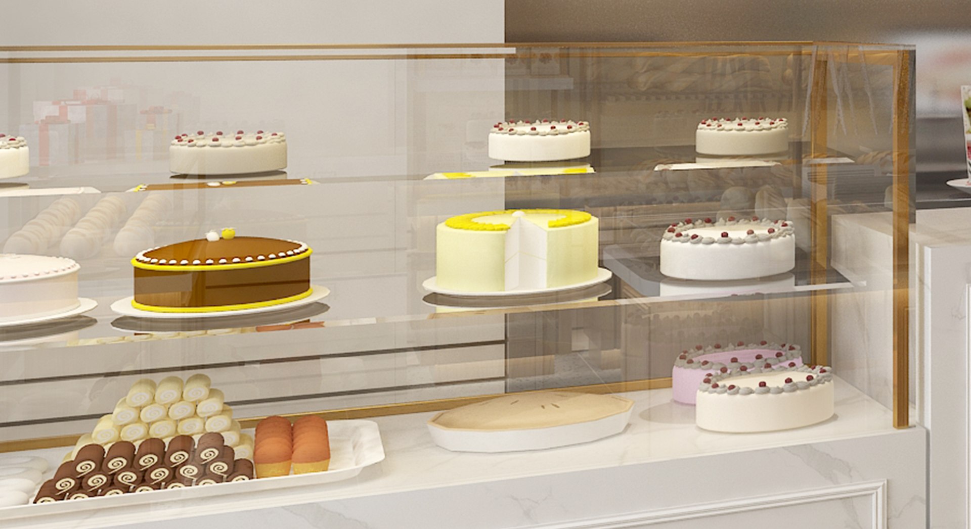 3D Modern Bakery Model - TurboSquid 2032978