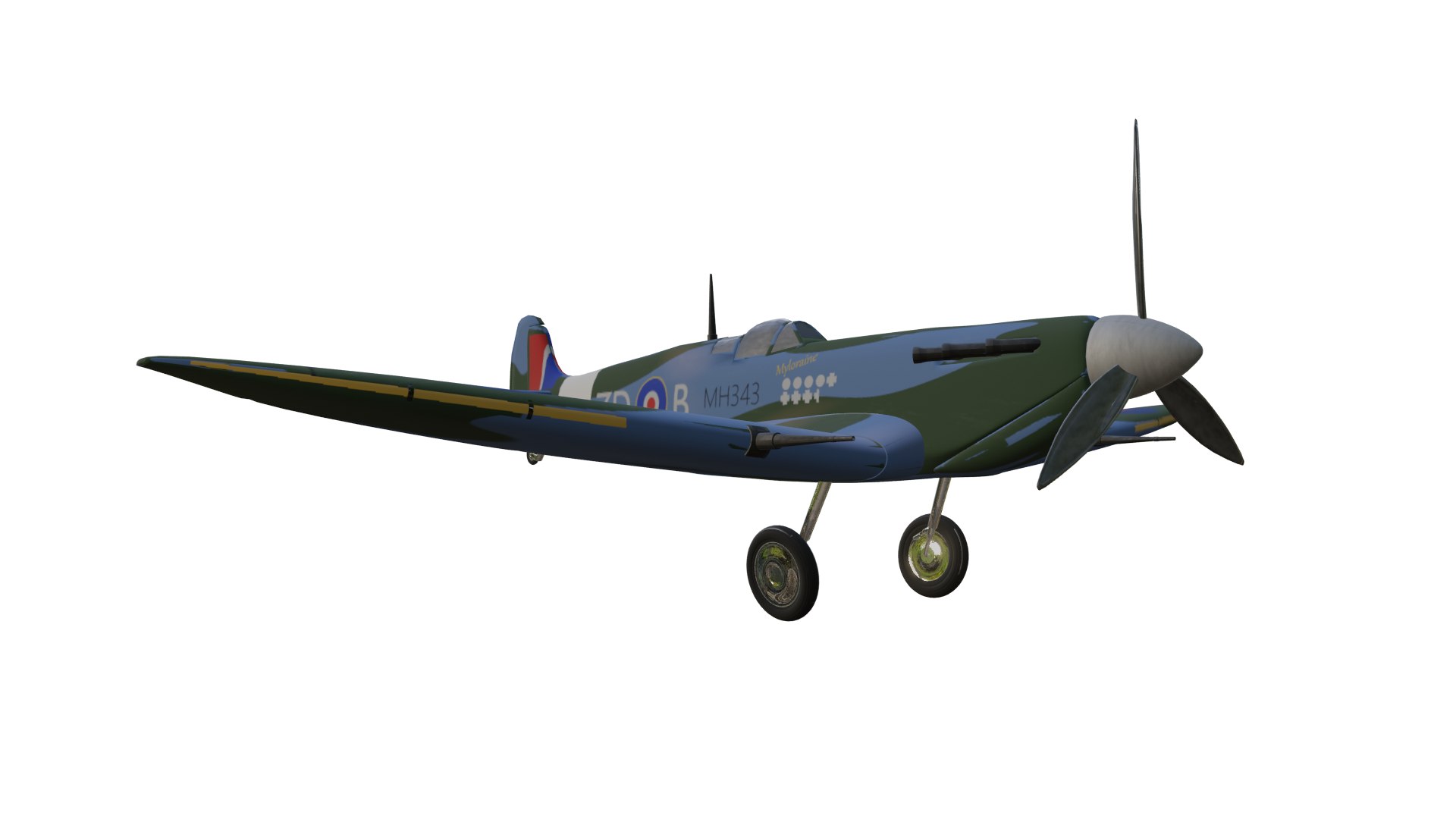 3D Spitfire MkVB - TurboSquid 2245248