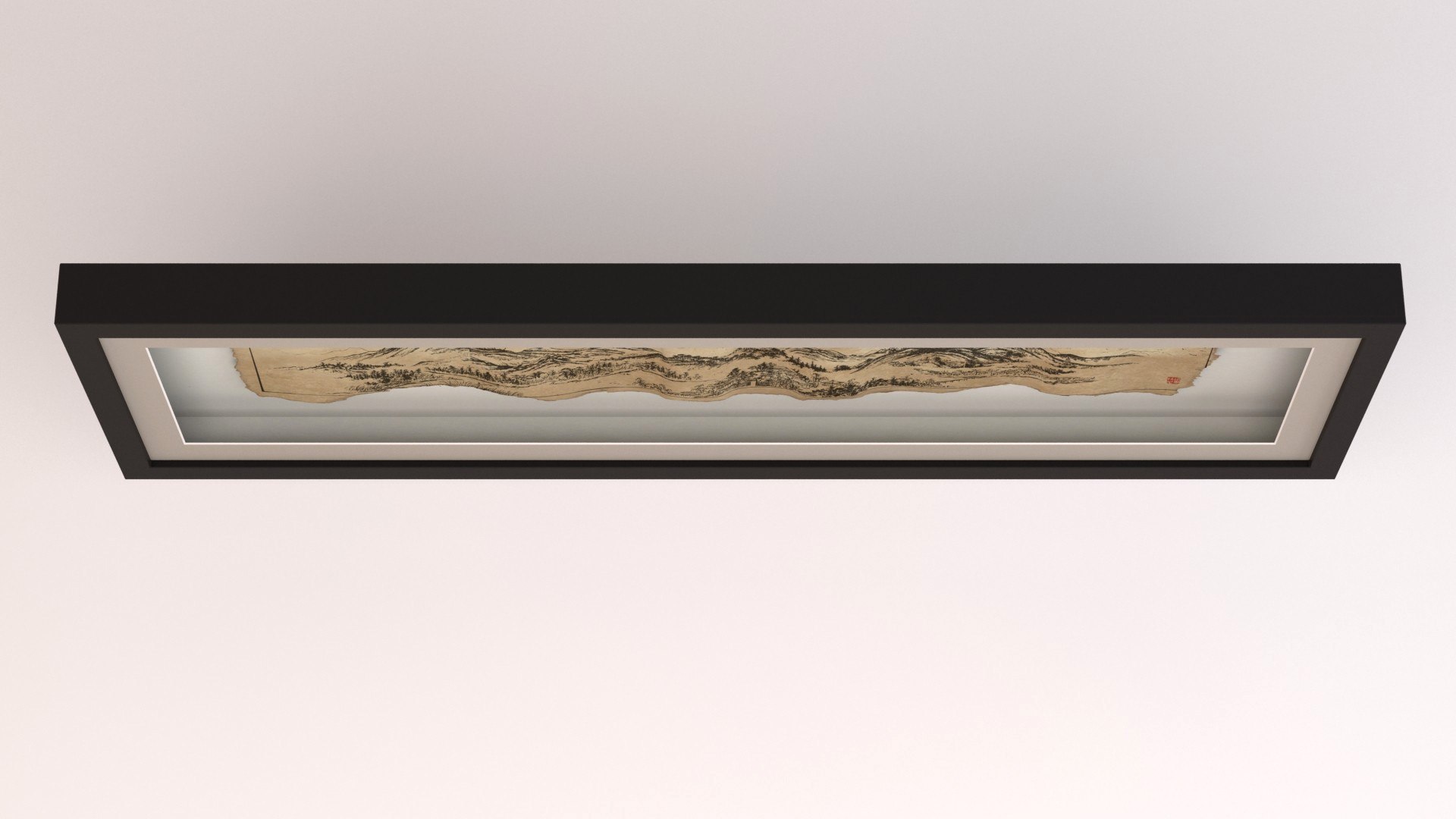 3ds Max Ancient Scroll Shadow Box