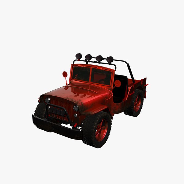 jeep custom 3d model