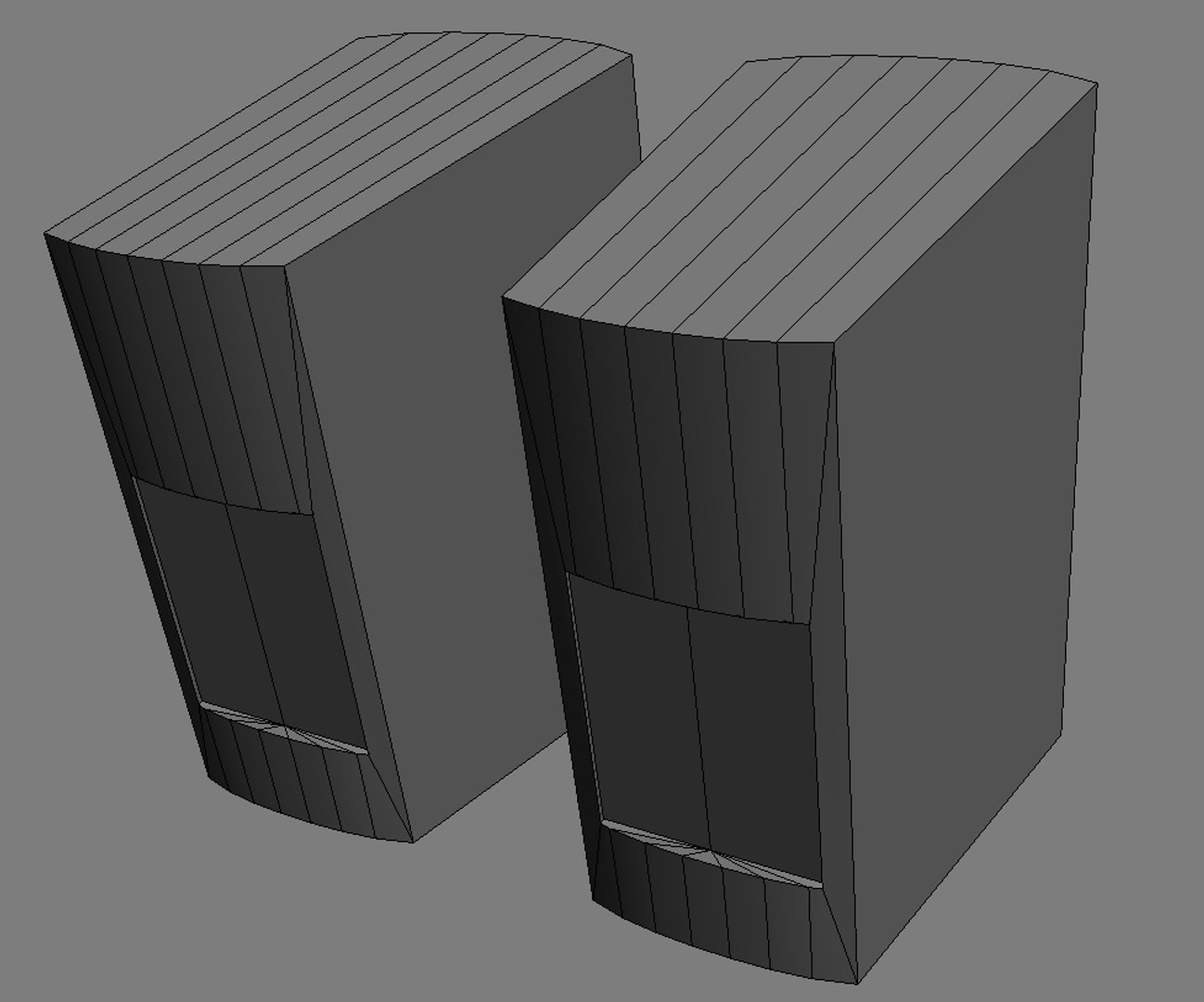 speakers 3d model
