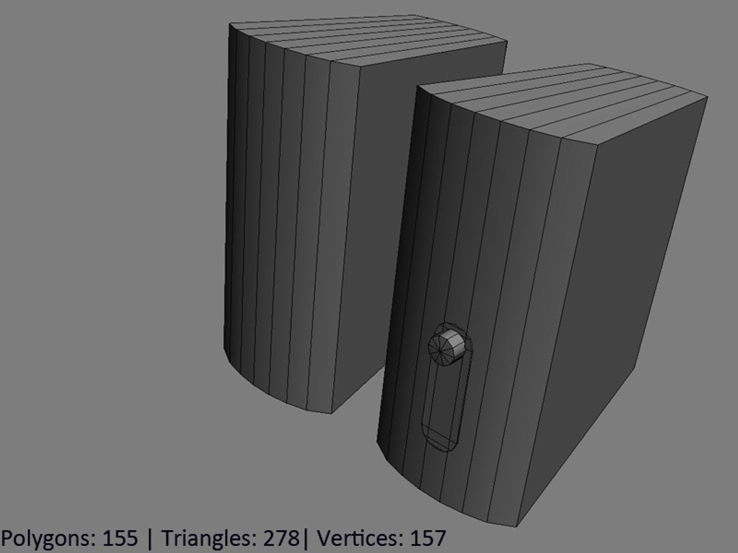 speakers 3d model