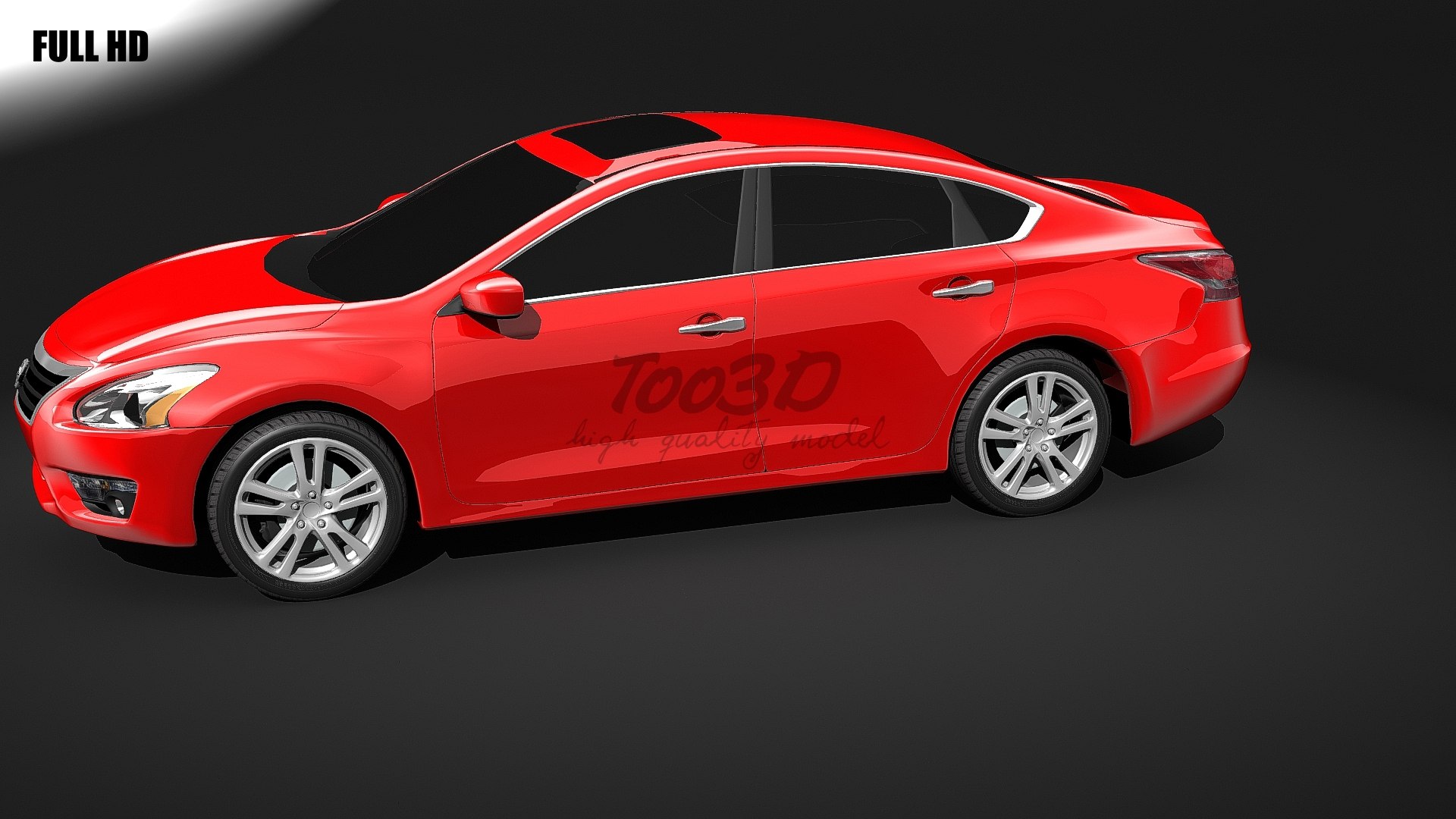 3d Obj Nissan Altima
