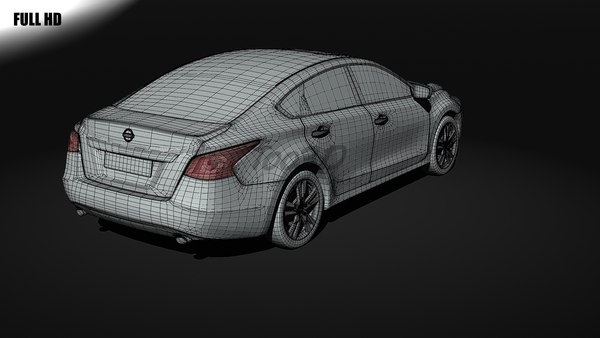 3d obj nissan altima