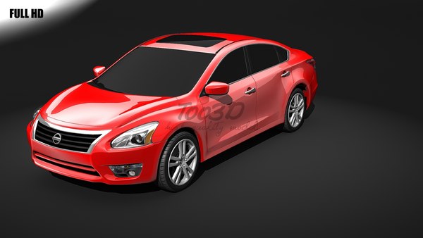 3d obj nissan altima