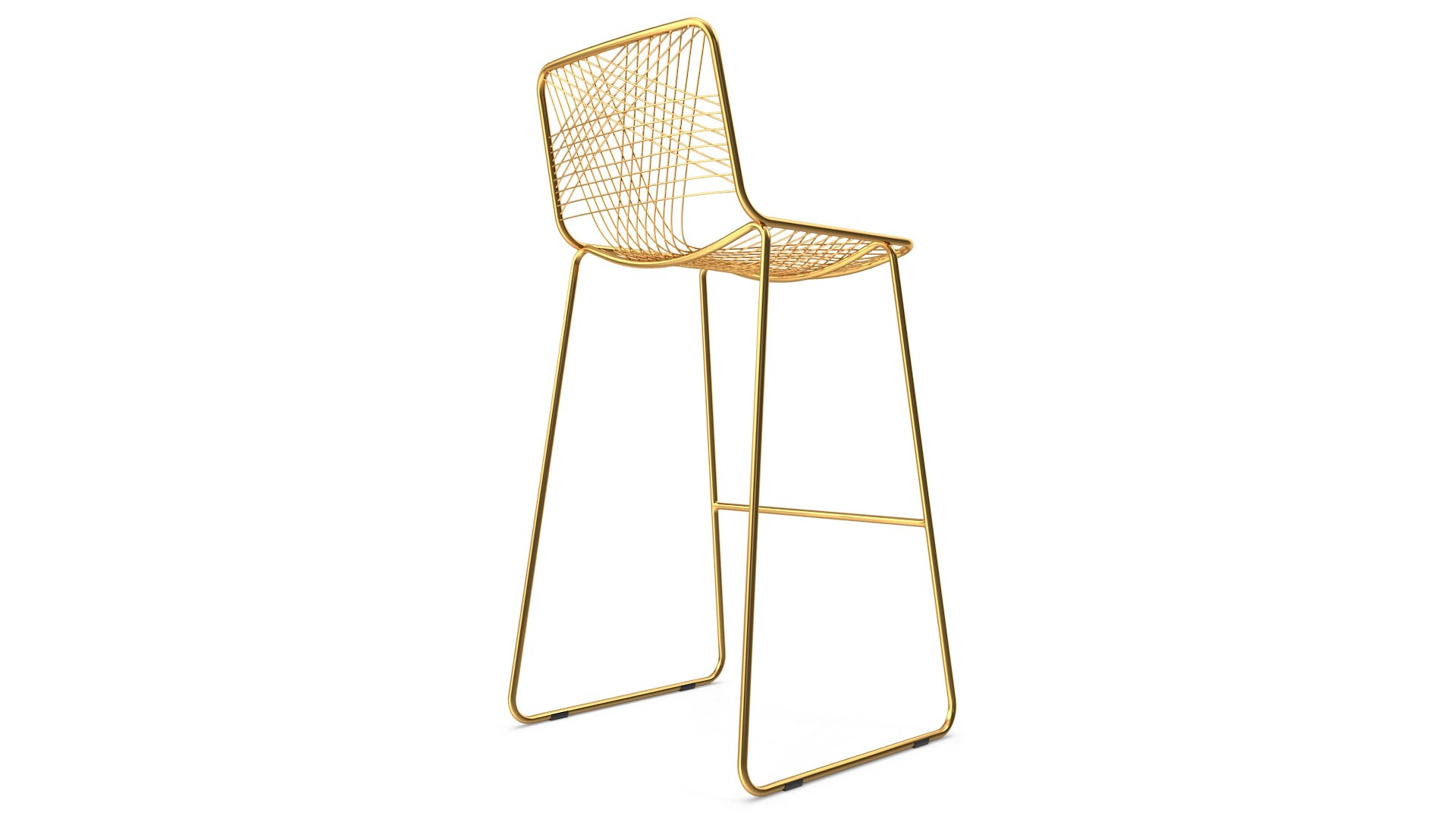 Golden Chair V3 3D Model - TurboSquid 1992521