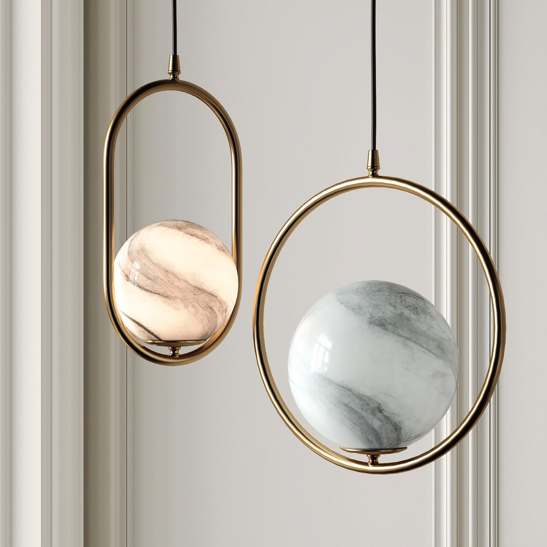 Hoop Planet Lamps Lights 3D - TurboSquid 1539786