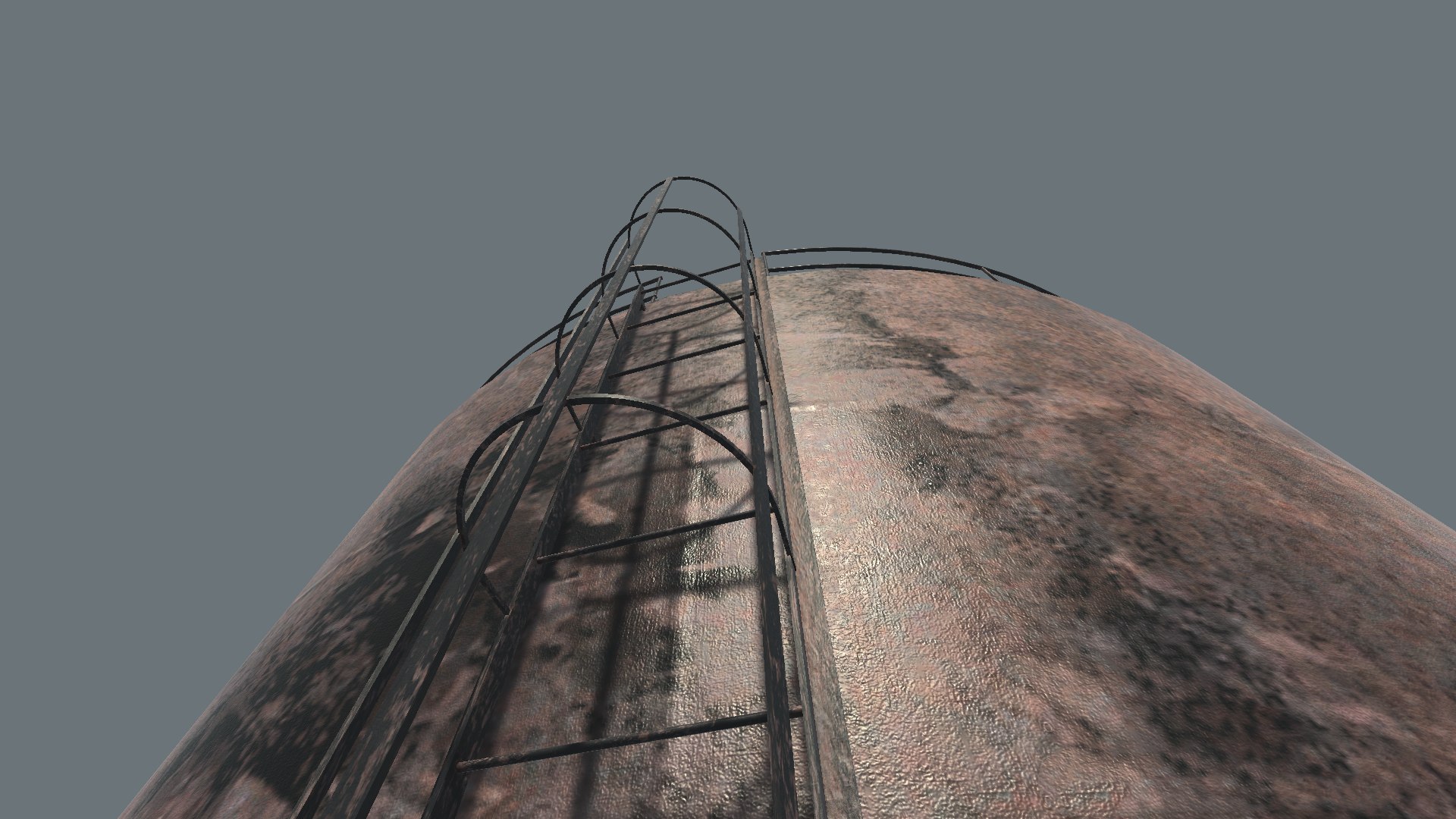 3D Vertical rust tank model - TurboSquid 1728405