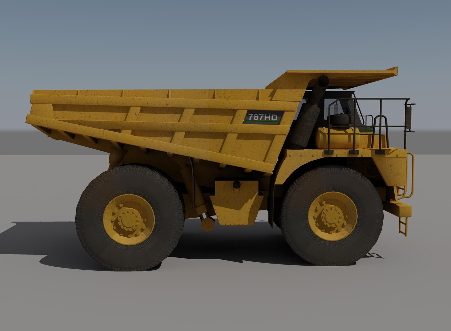 3d Model Dump Truck