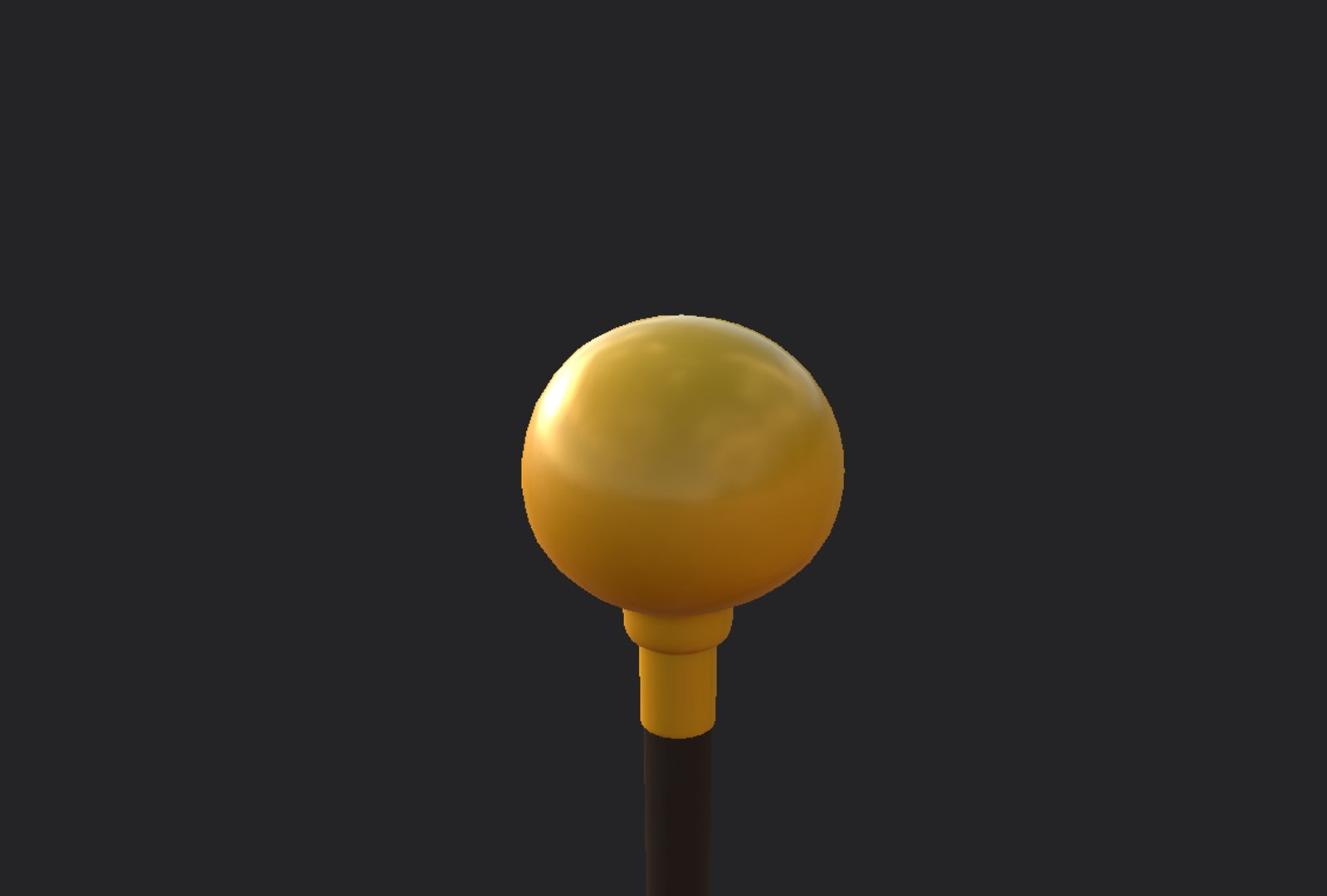 3D Skull Walking Stick - TurboSquid 1568361