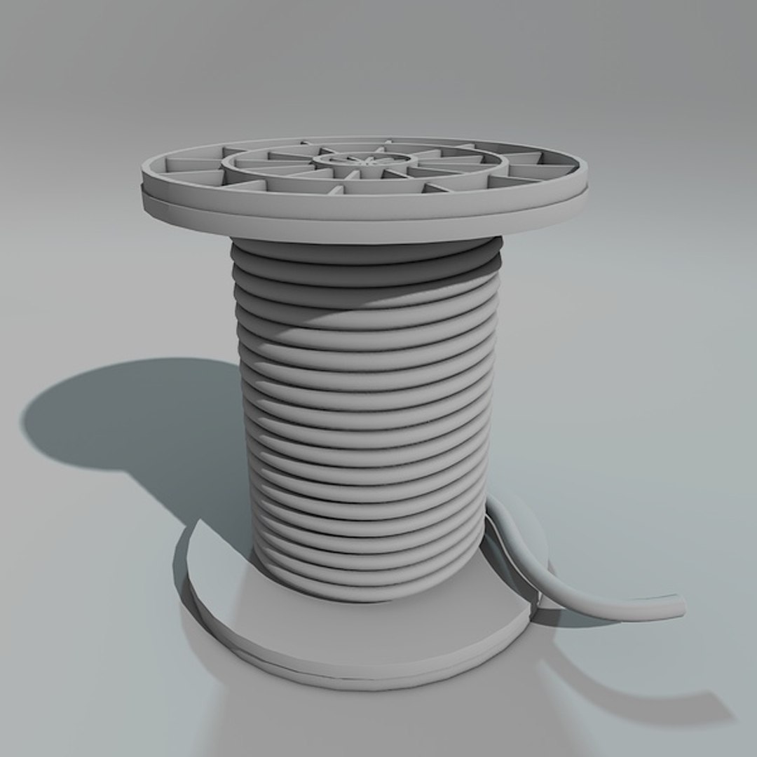 Wire Spool 3d Obj