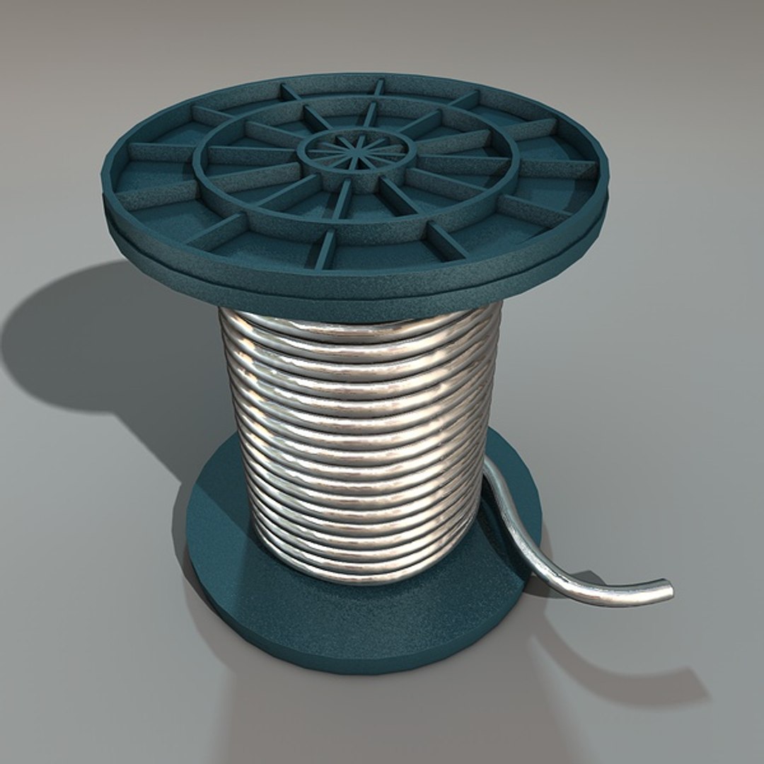 Wire Spool 3d Obj