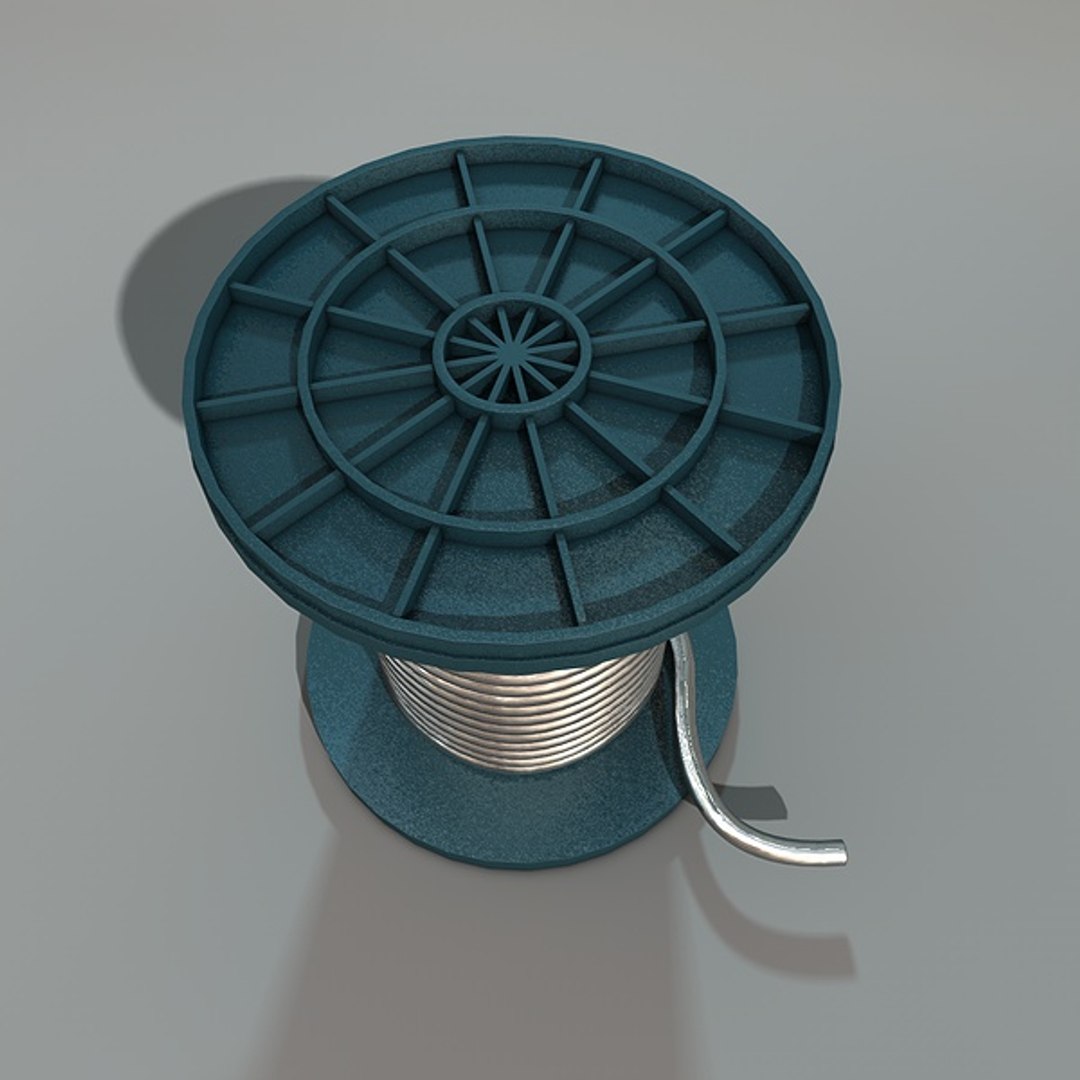 Wire Spool 3d Obj