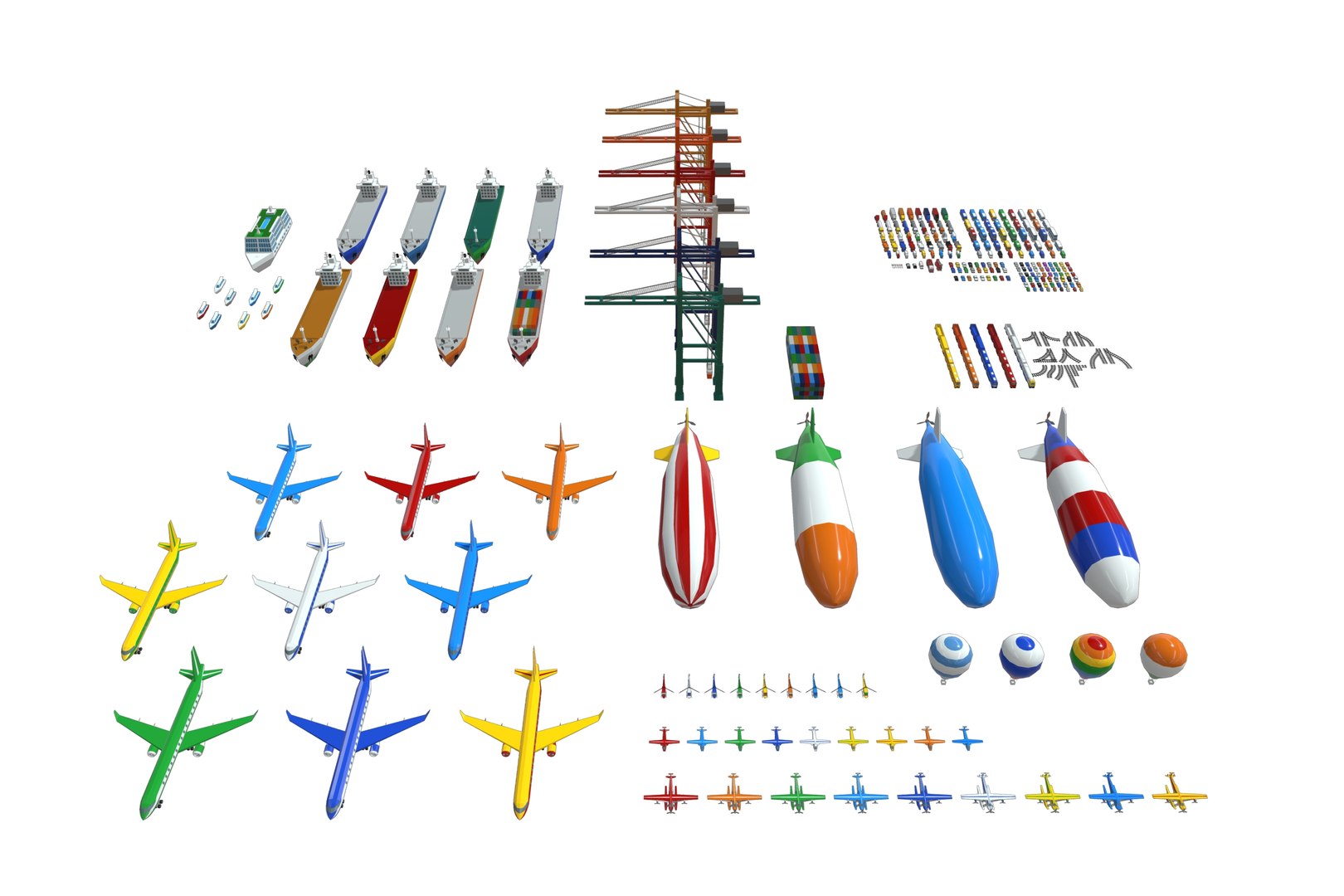 3D model Transport Collection - Low Poly - Cartoon - TurboSquid 2147403