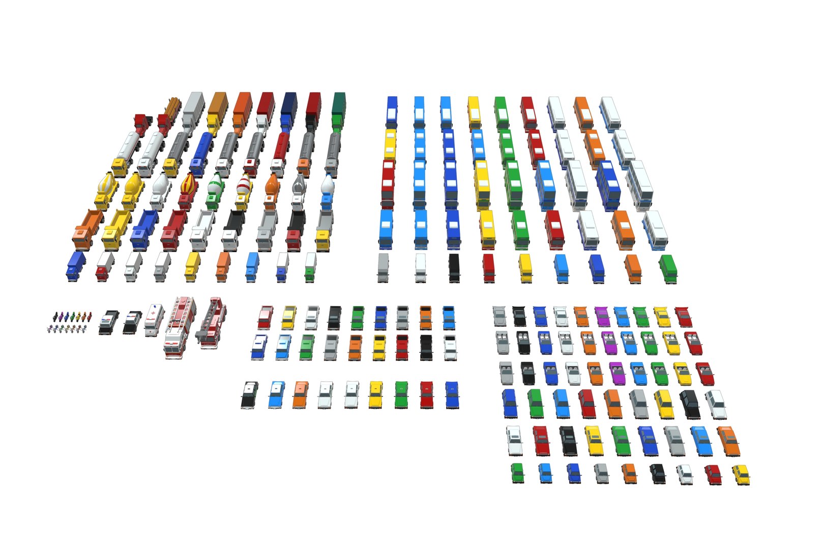 3D model Transport Collection - Low Poly - Cartoon - TurboSquid 2147403