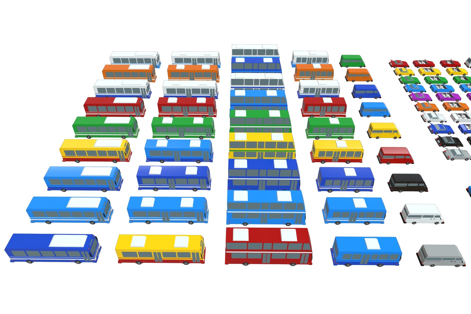 3D model Transport Collection - Low Poly - Cartoon - TurboSquid 2147403