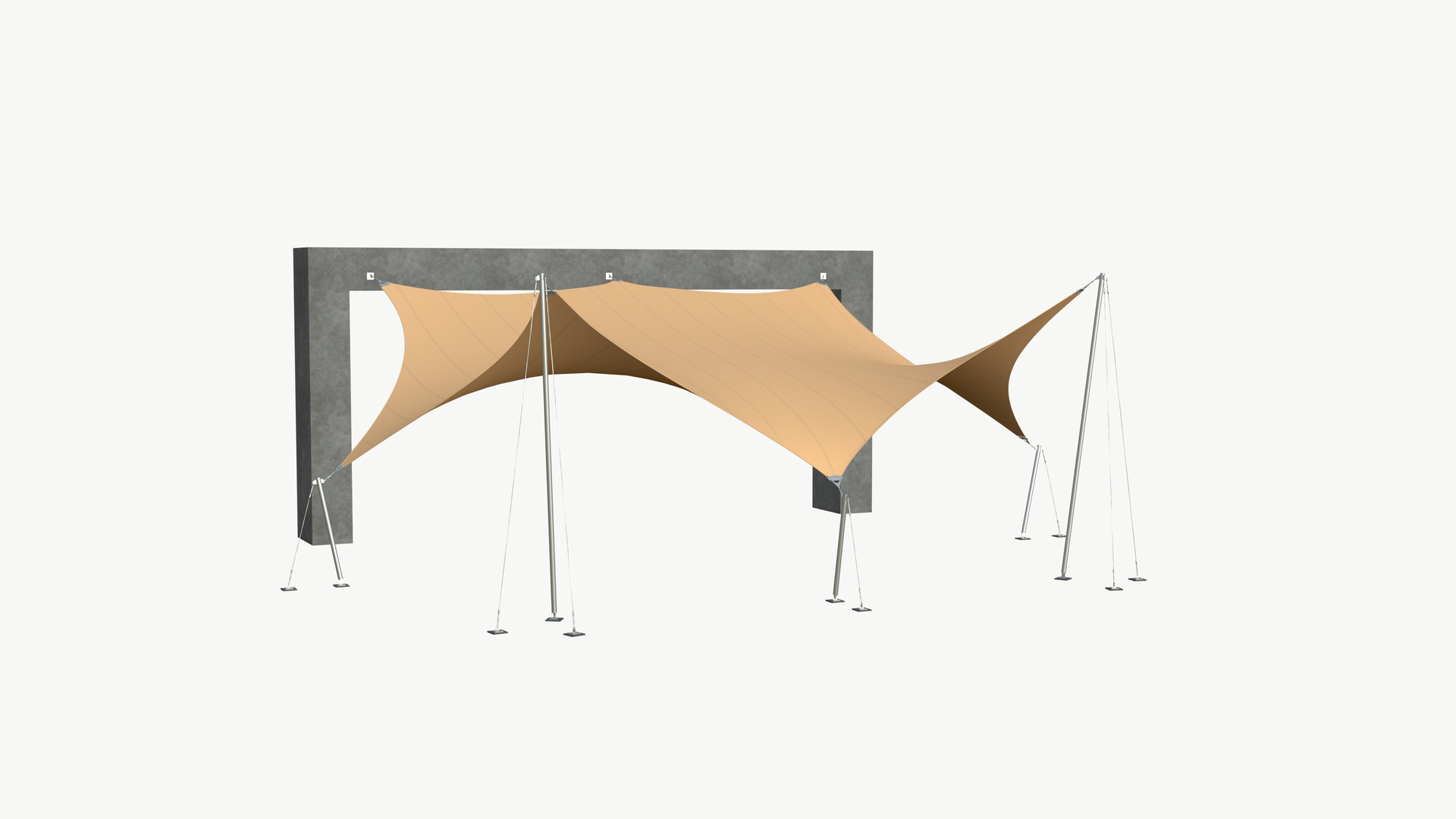 Tensile Structure Fashion Design 3D Model - TurboSquid 2121545