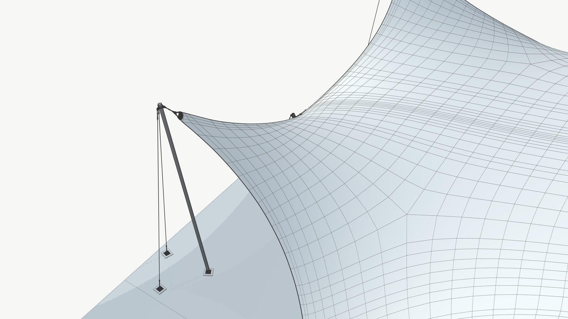 Tensile Structure Fashion Design 3D model - TurboSquid 2121545