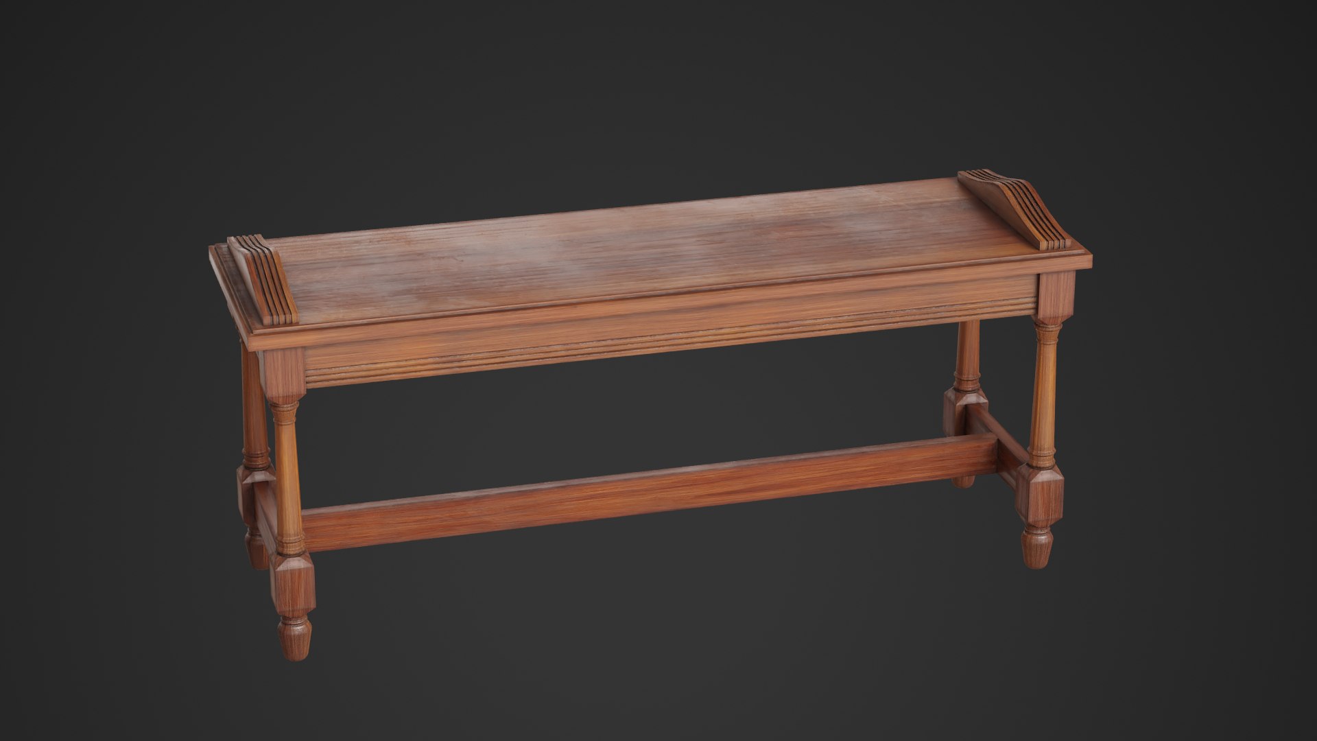 3D model Edwardian-Hall-Bench - TurboSquid 2143915