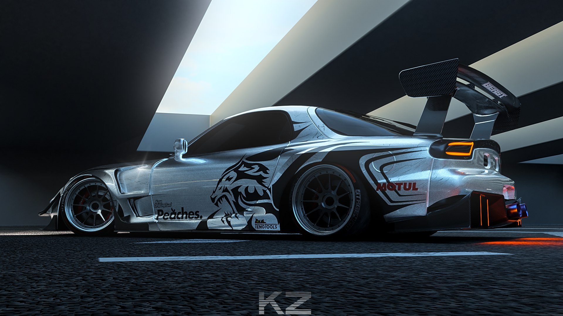 TIGERX7T -RX7 CONCEPT KIT 3D Model - TurboSquid 1845581